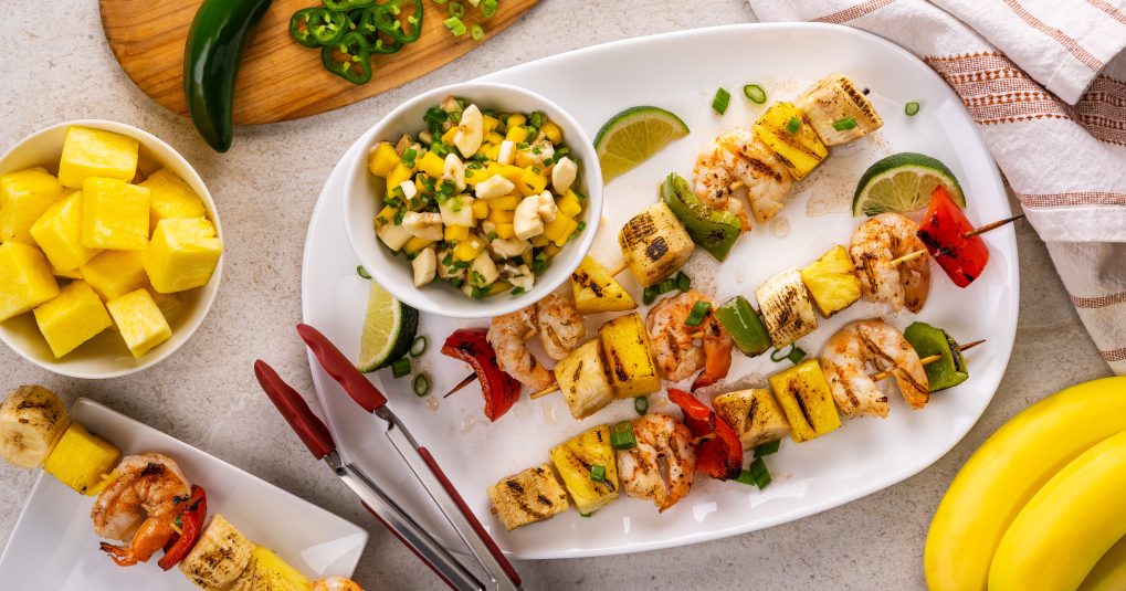 Island Kabobs with Tropical Fruit Salsa - Dole Ireland